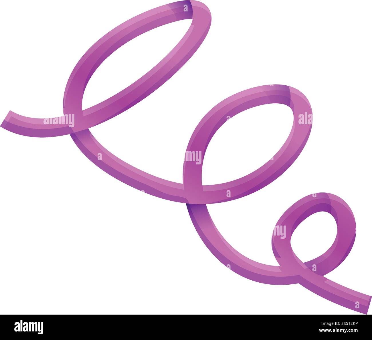 Pink serpentine icon. Cartoon of pink serpentine vector icon for web ...