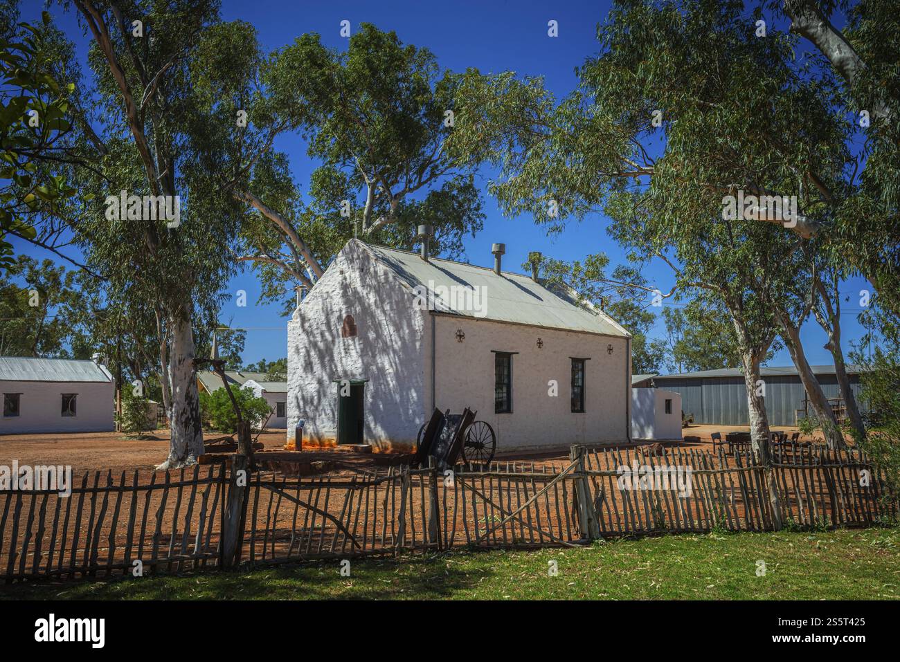 Former church in the museum village of Herrmannsburg, also known as ...