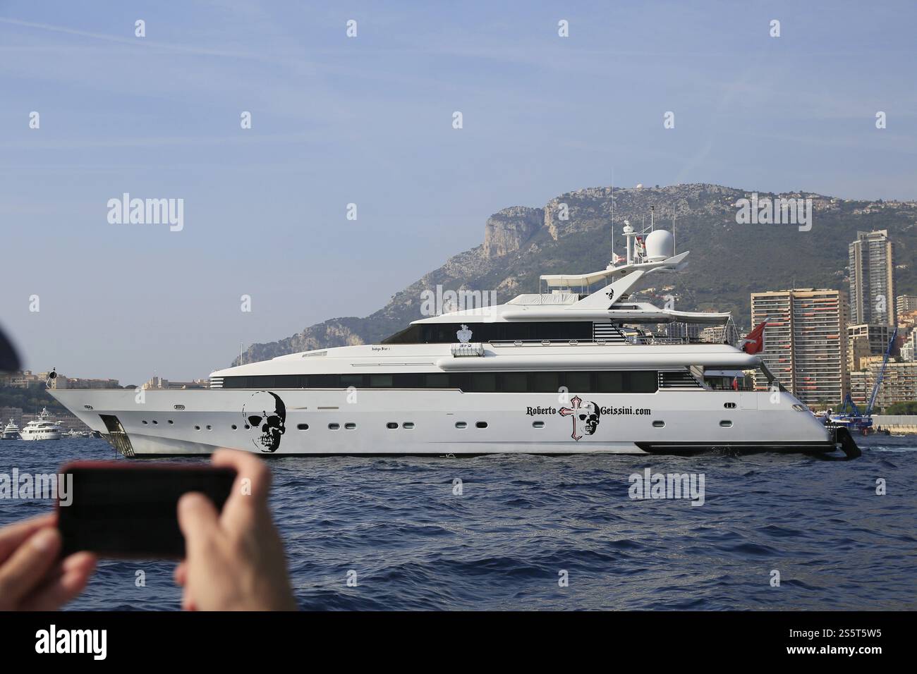 38 metre long superyacht Indigo Star owned by Robert Geiss from the RTL ...