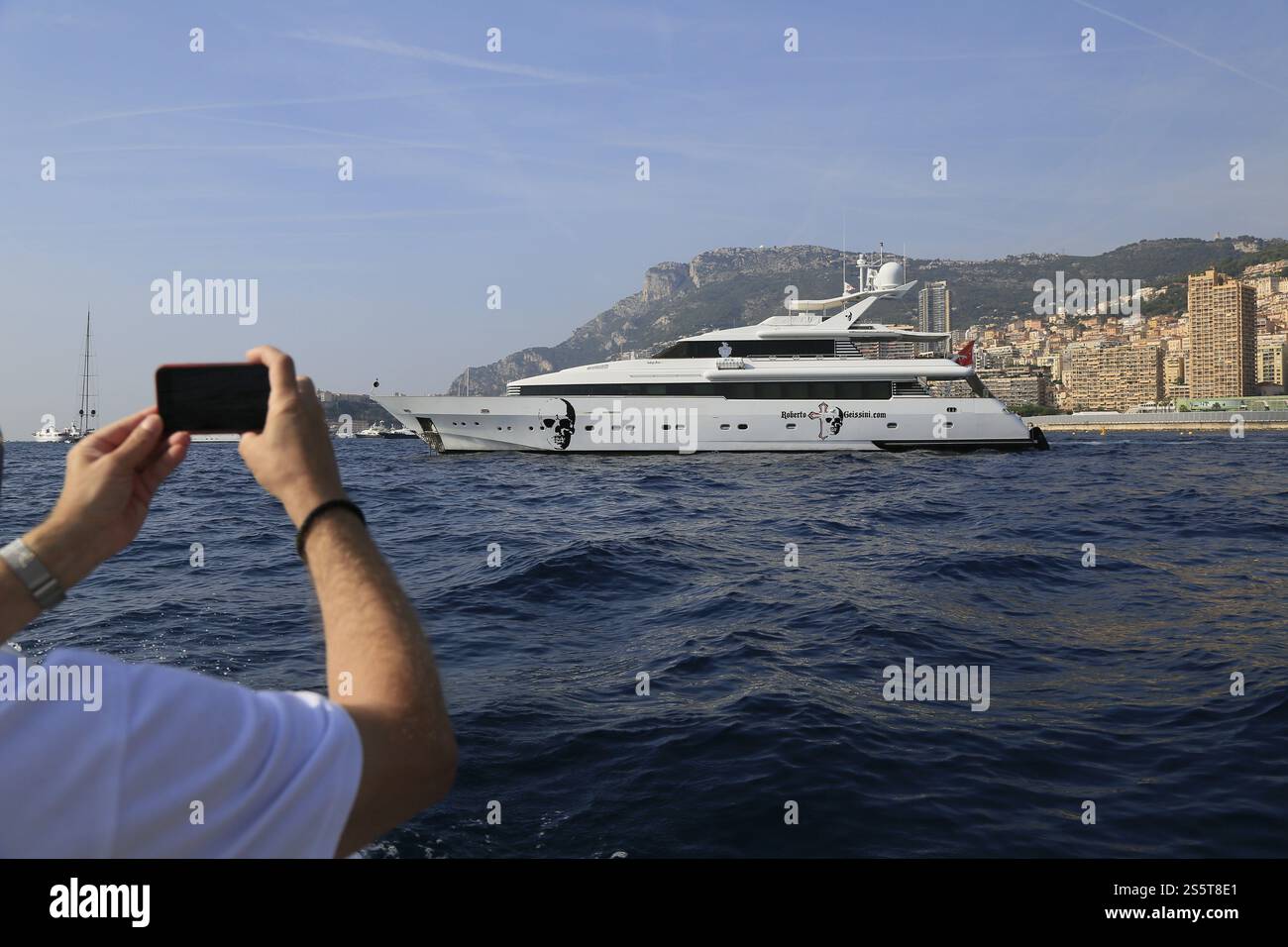38 metre long superyacht Indigo Star owned by Robert Geiss from the RTL ...