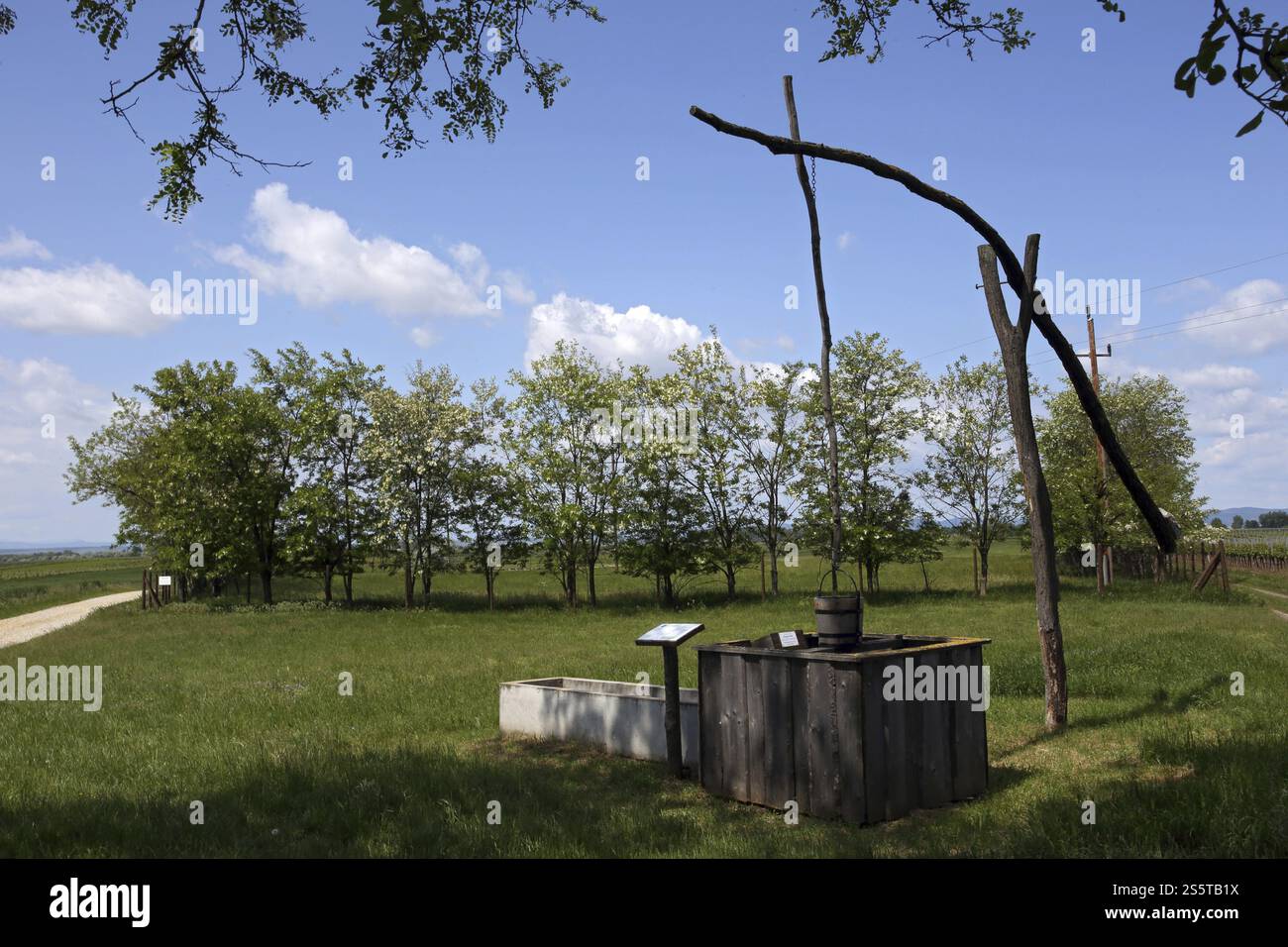Drawing well on Lake Neusiedl, Austria, Europe Stock Photo - Alamy