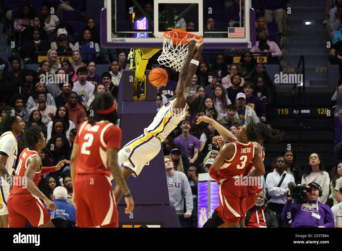 Baton Rouge, United States. 14th Jan, 2025. LSU Tigers forward Corey ...