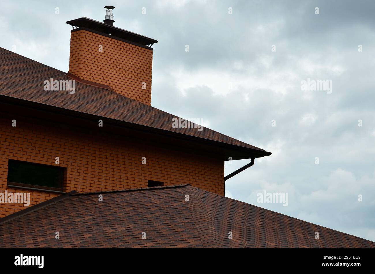 The house is equipped with high-quality roofing of shingles (bitumen ...