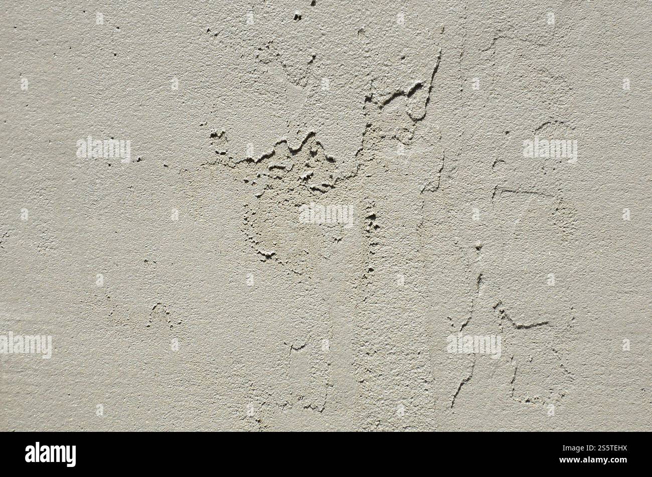 The texture of the wall, covered with gray foam polystyrene plates ...