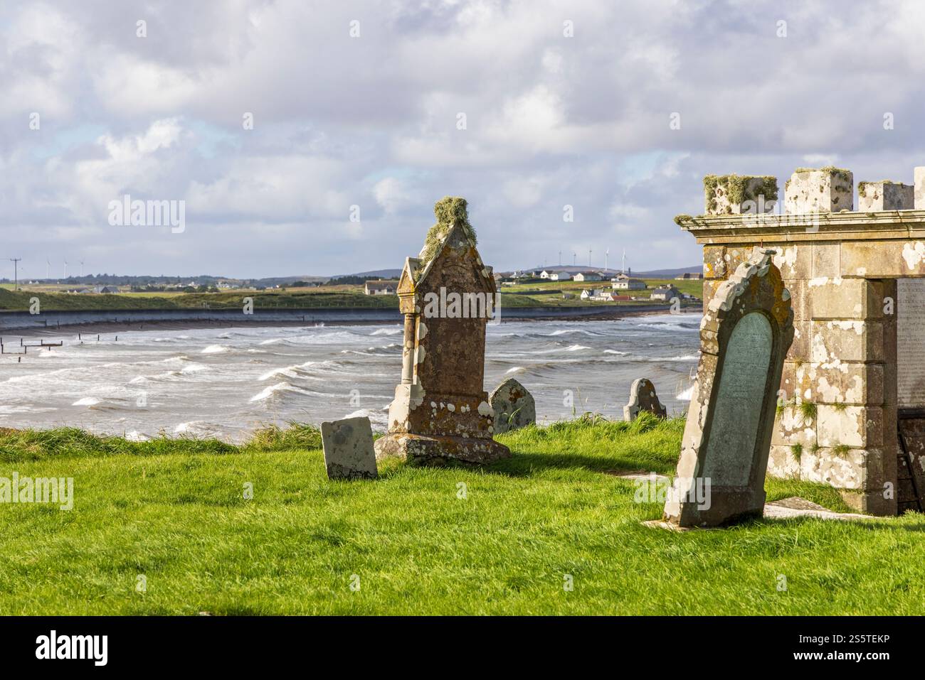 Scotland, Hebrides. Isle of Lewis, Aiginish. Saint Columba's Church ...
