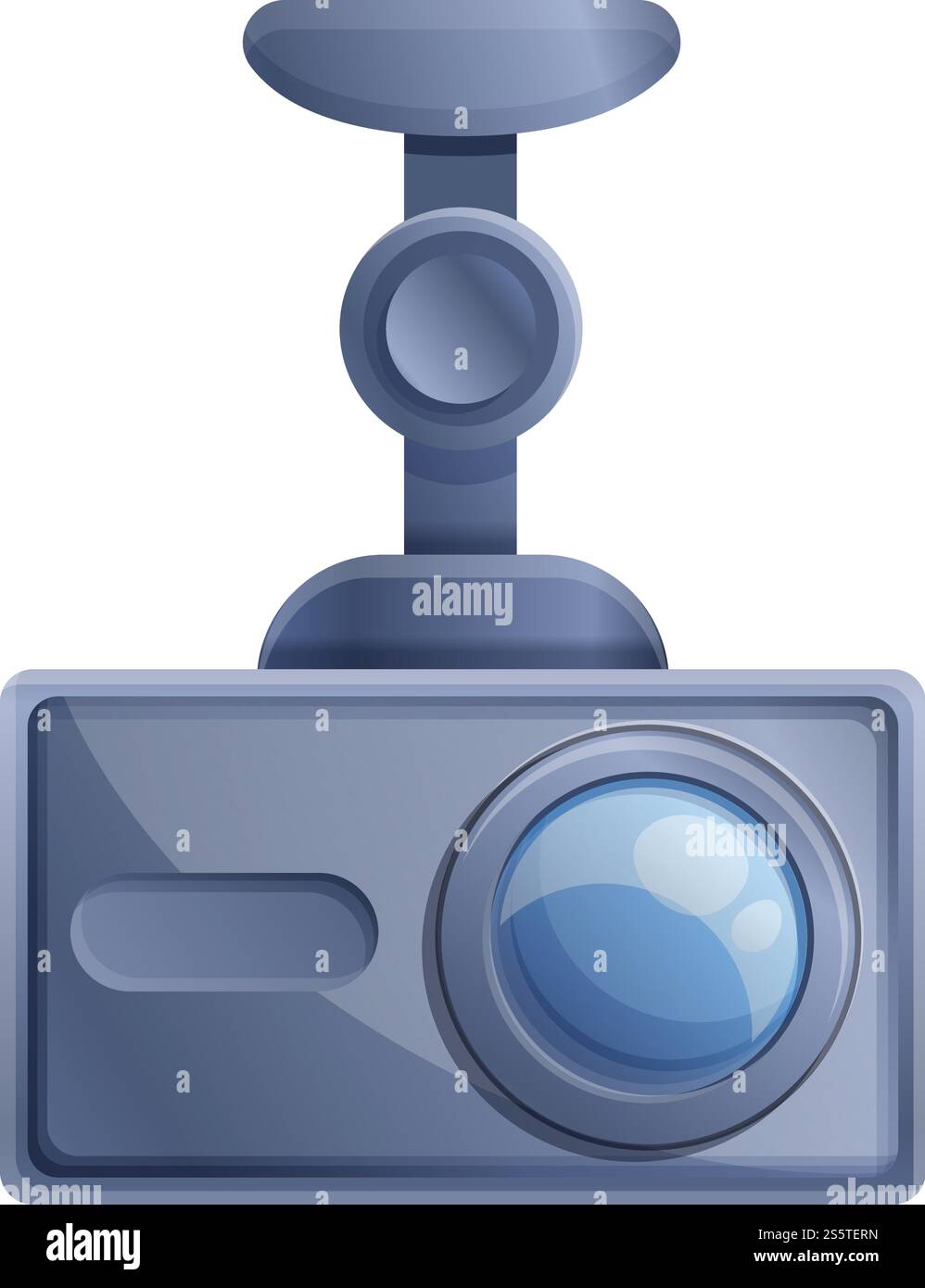 Vehicle dvr camera icon. Cartoon of vehicle dvr camera vector icon for ...