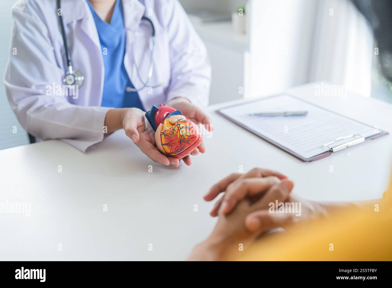 Cardiology Consultation treatment of heart disease. Doctor cardiologist ...