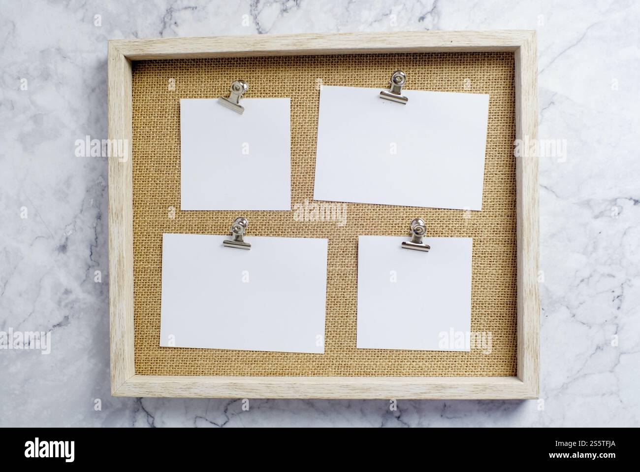 Blank folder white leaflet hi-res stock photography and images - Alamy