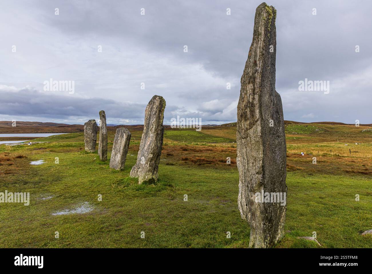 Scotland, Hebrides. Isle of Lewis, Callanish. Callanish (Calanais ...