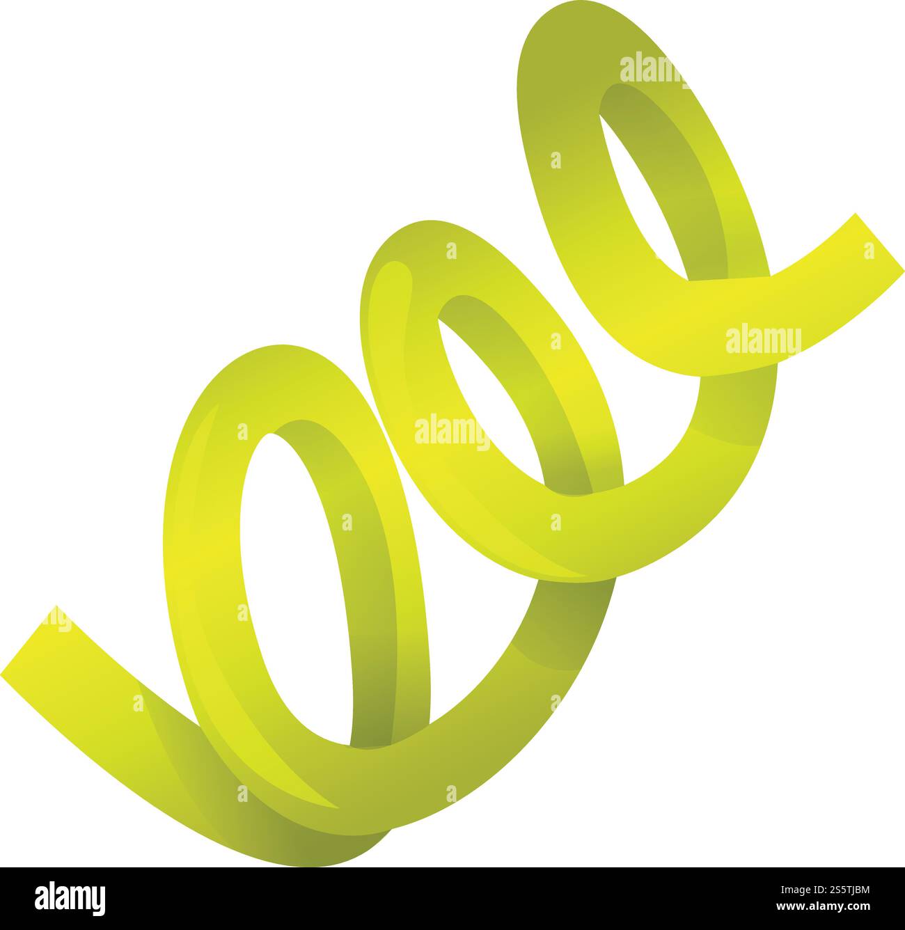 Green serpentine icon. Cartoon of green serpentine vector icon for web ...