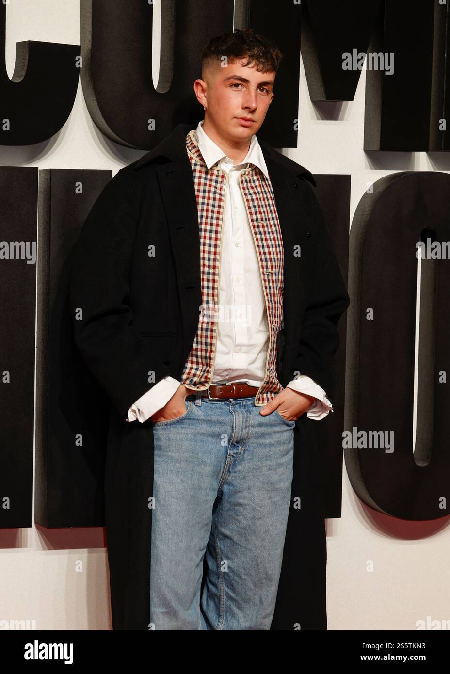 London, UK. 14th Jan, 2025. Lewys Ball attends the A Complete Unknown ...