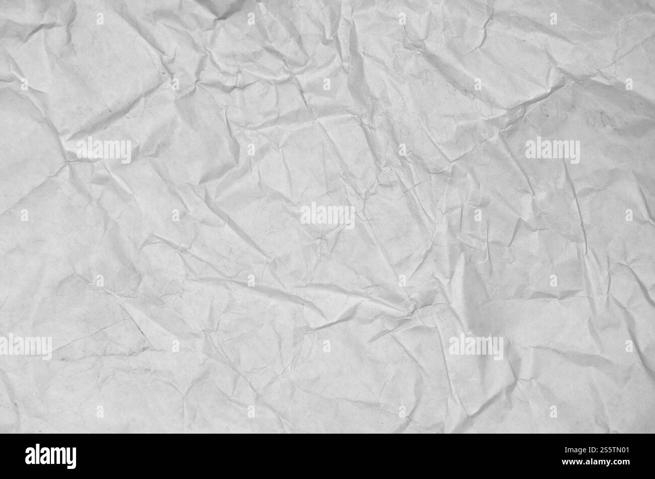 White crumpled paper blank background surface. Pastels book cover paint ...