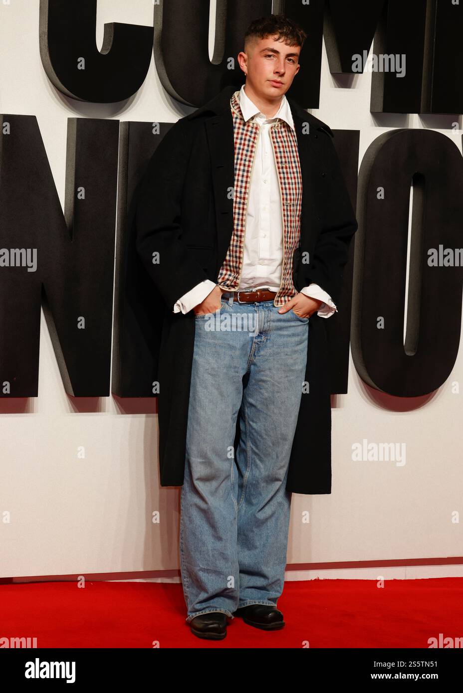 London, UK. 14th Jan, 2025. Lewys Ball attends the A Complete Unknown ...