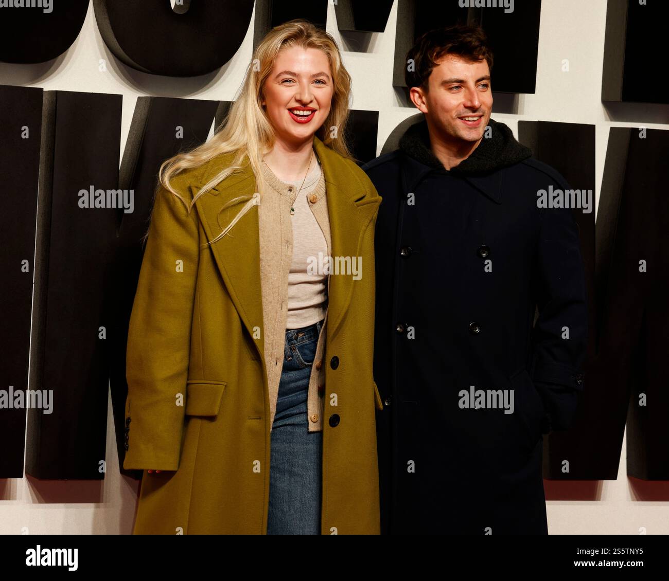 London, UK. 14th Jan, 2025. Anais Gallagher and Isaac Gryn attend the A ...