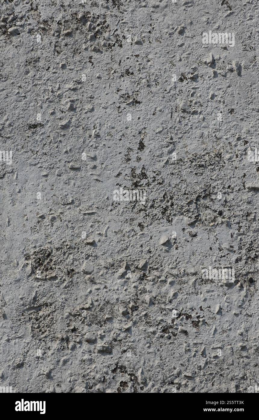 Texture of the old embossed concrete wall in gray color. Background ...