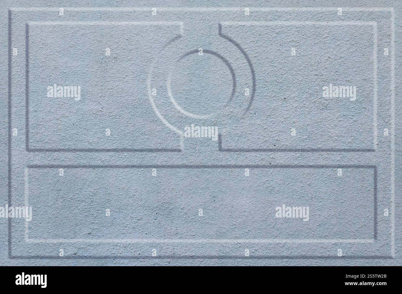 Texture concrete wall with relief inserts. Preparation for graphs ...