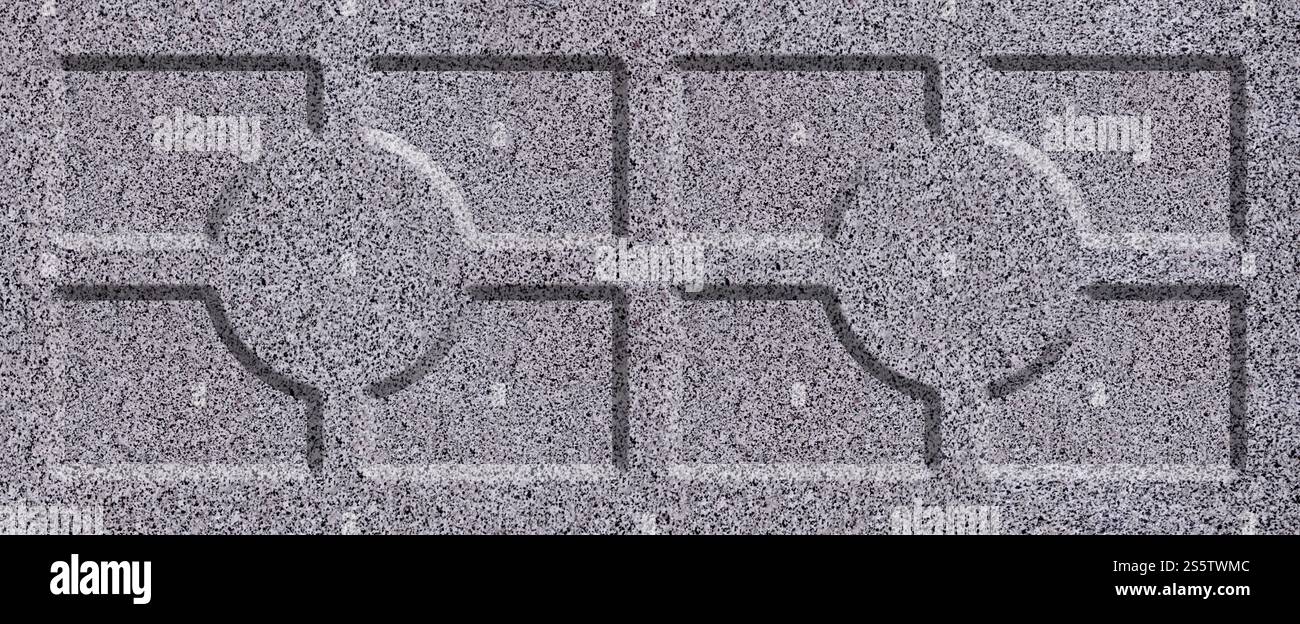 The texture of solid granite tiles. Hard and slippery gray granite ...