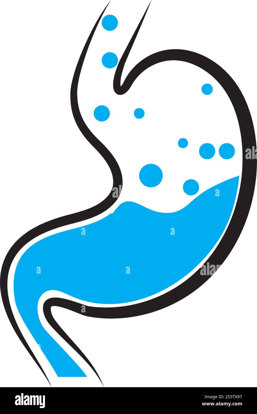 stomach care icon designs concept vector illustration Stock Vector ...