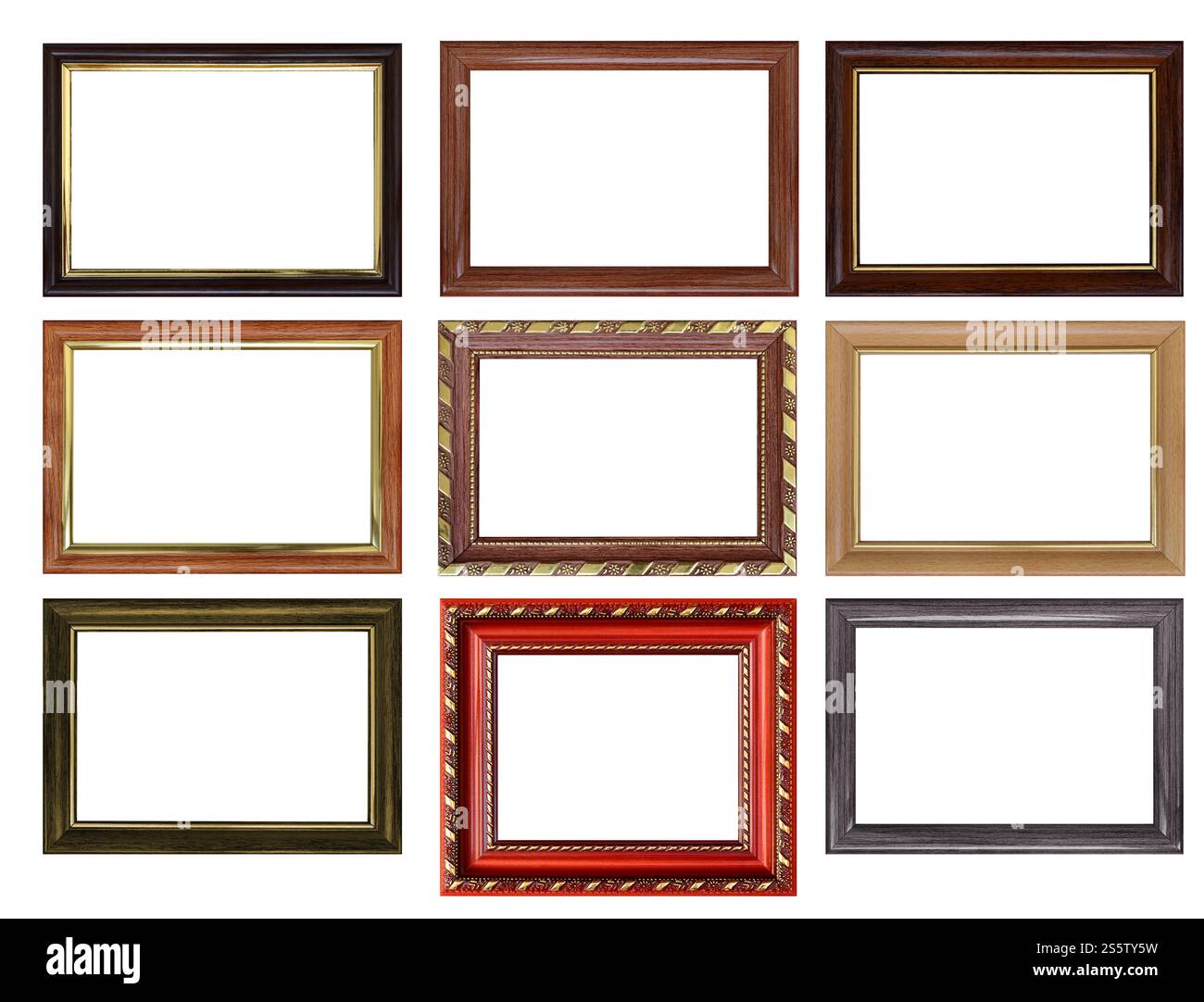 Empty picture frames wall hi-res stock photography and images - Alamy
