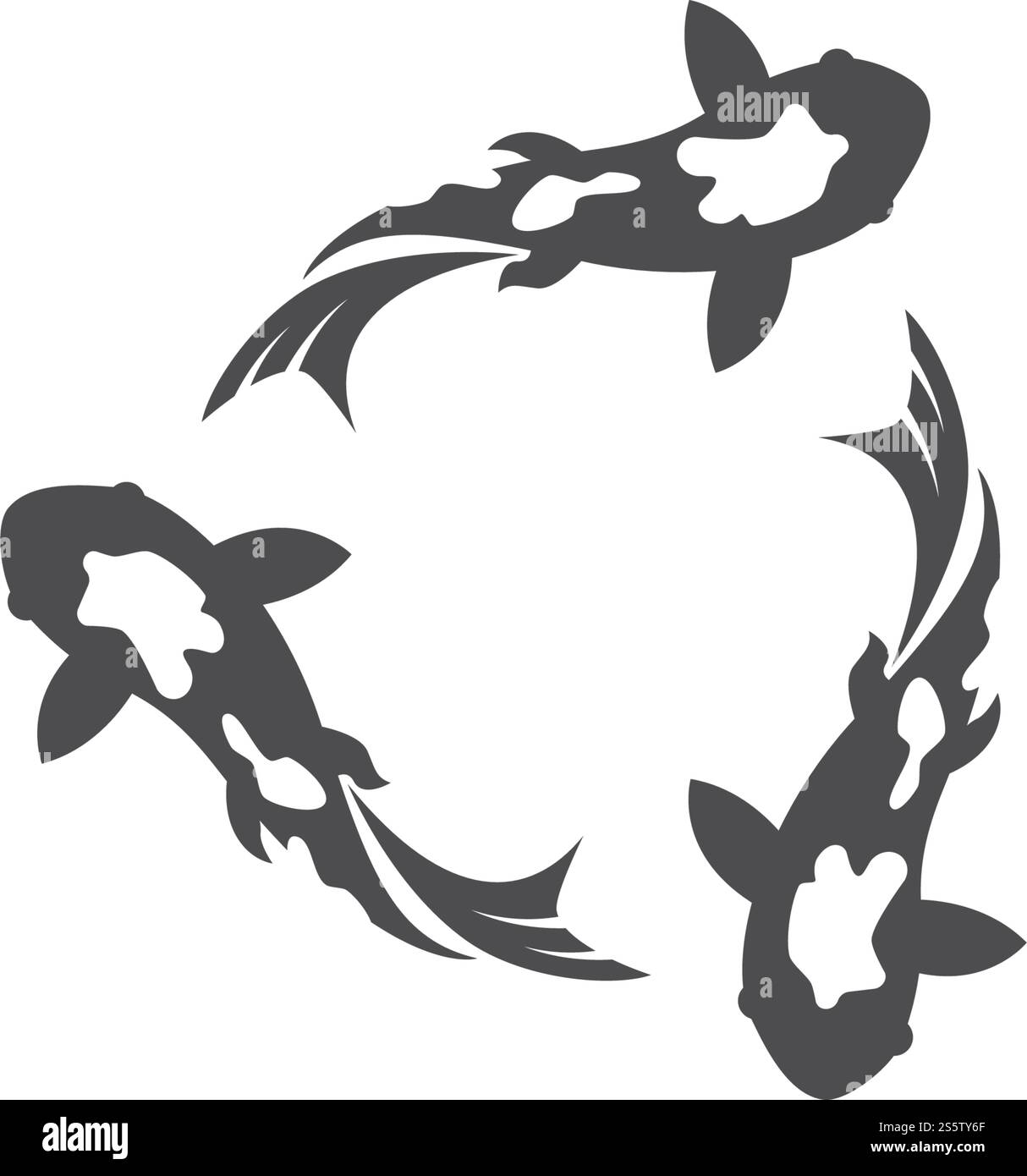 Koi fish logo vector template Stock Vector Image & Art - Alamy