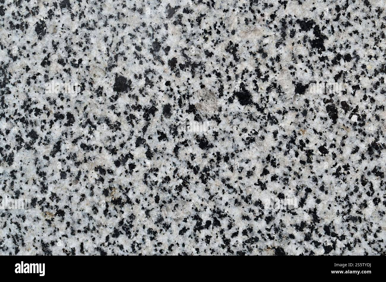 Monochromatic texture of granite surface. Detailed photo of the treated ...
