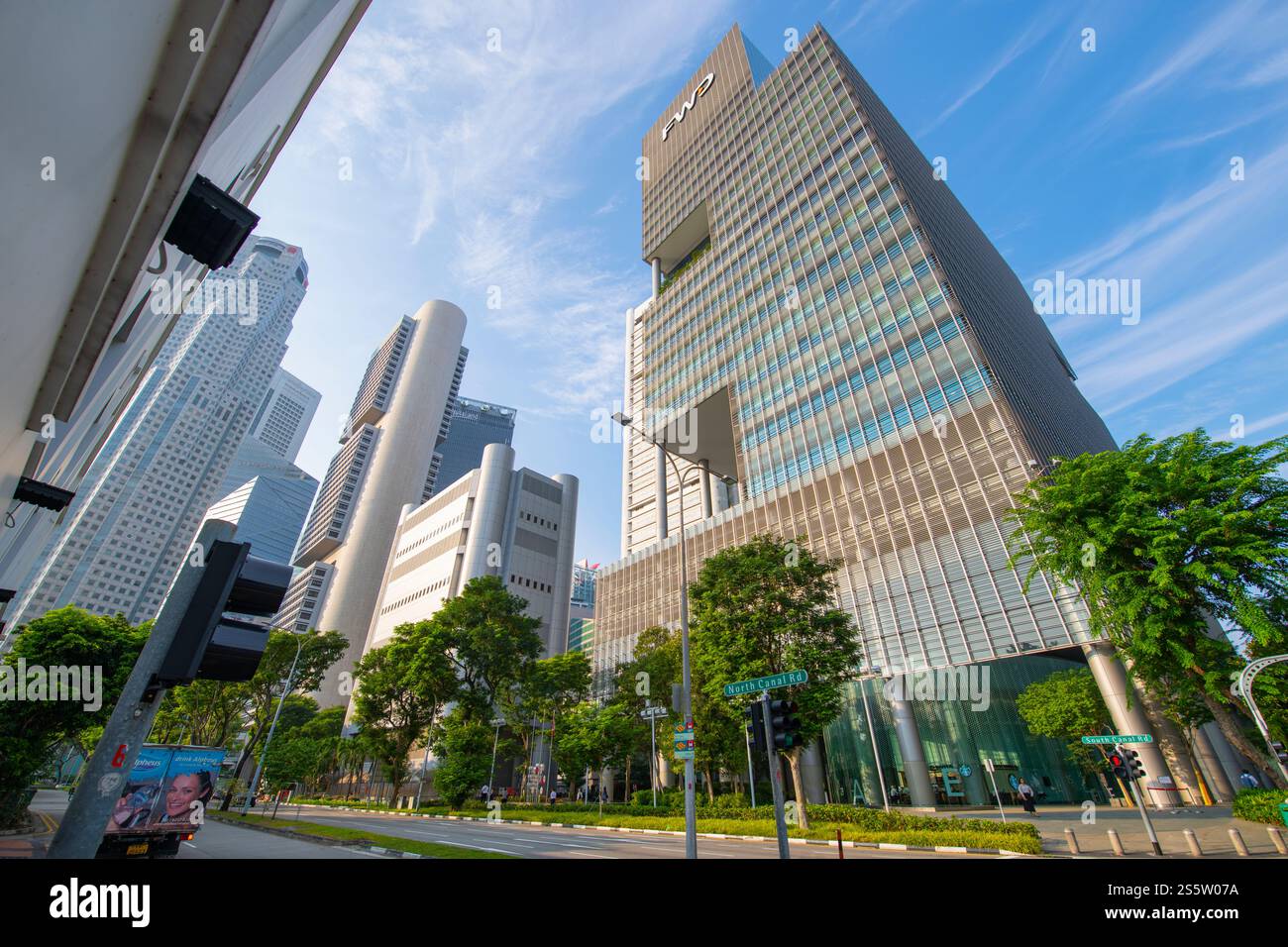 One George Street building in Raffles Place in downtown core of Central ...