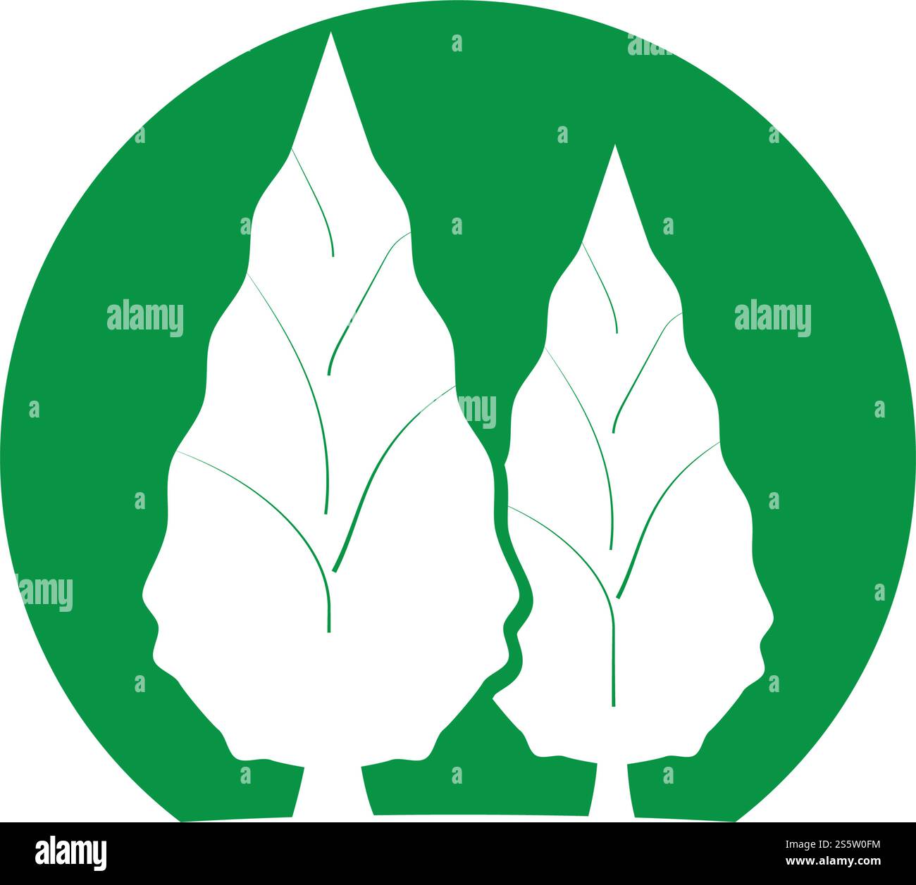 pine tree icon template vector Stock Vector Image & Art - Alamy
