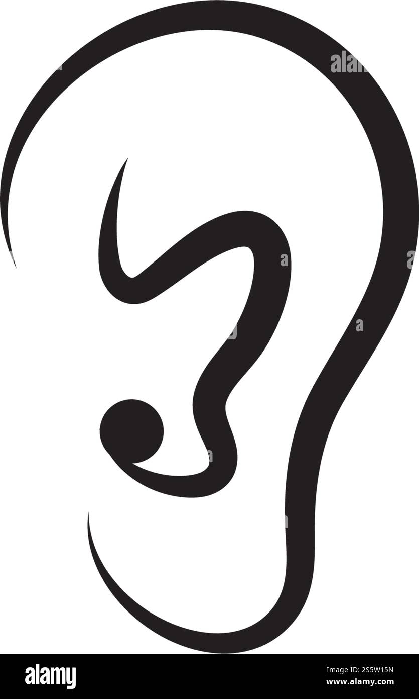 Hearing art Black and White Stock Photos & Images - Alamy