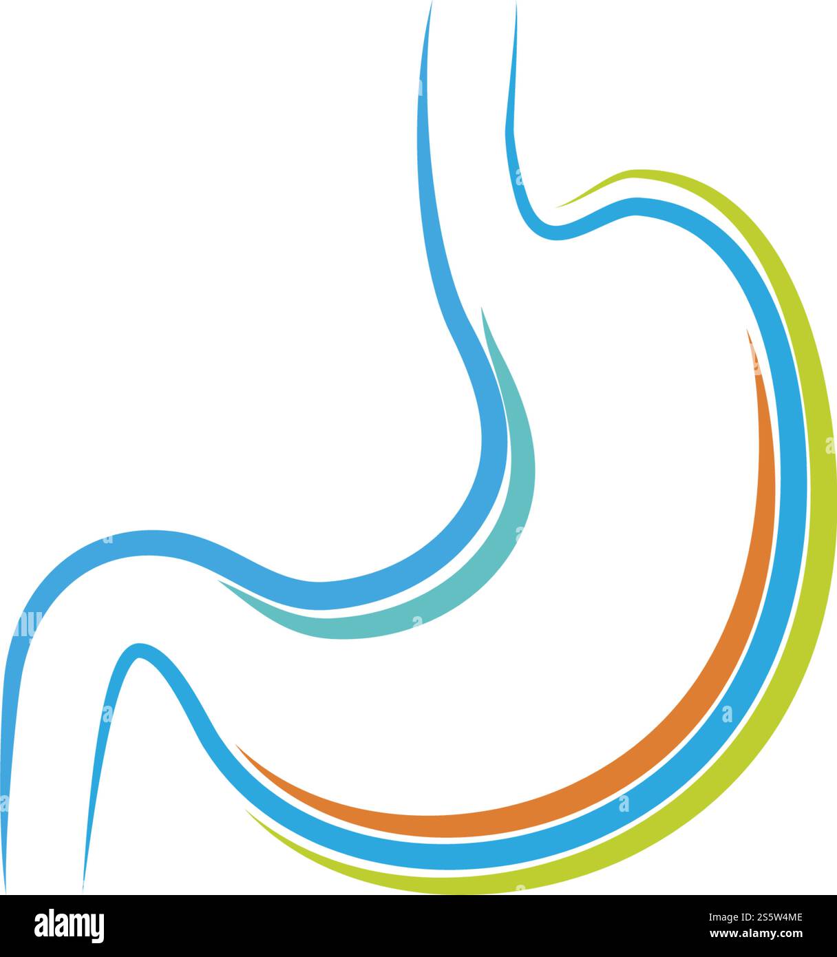stomach care icon designs concept vector illustration Stock Vector ...