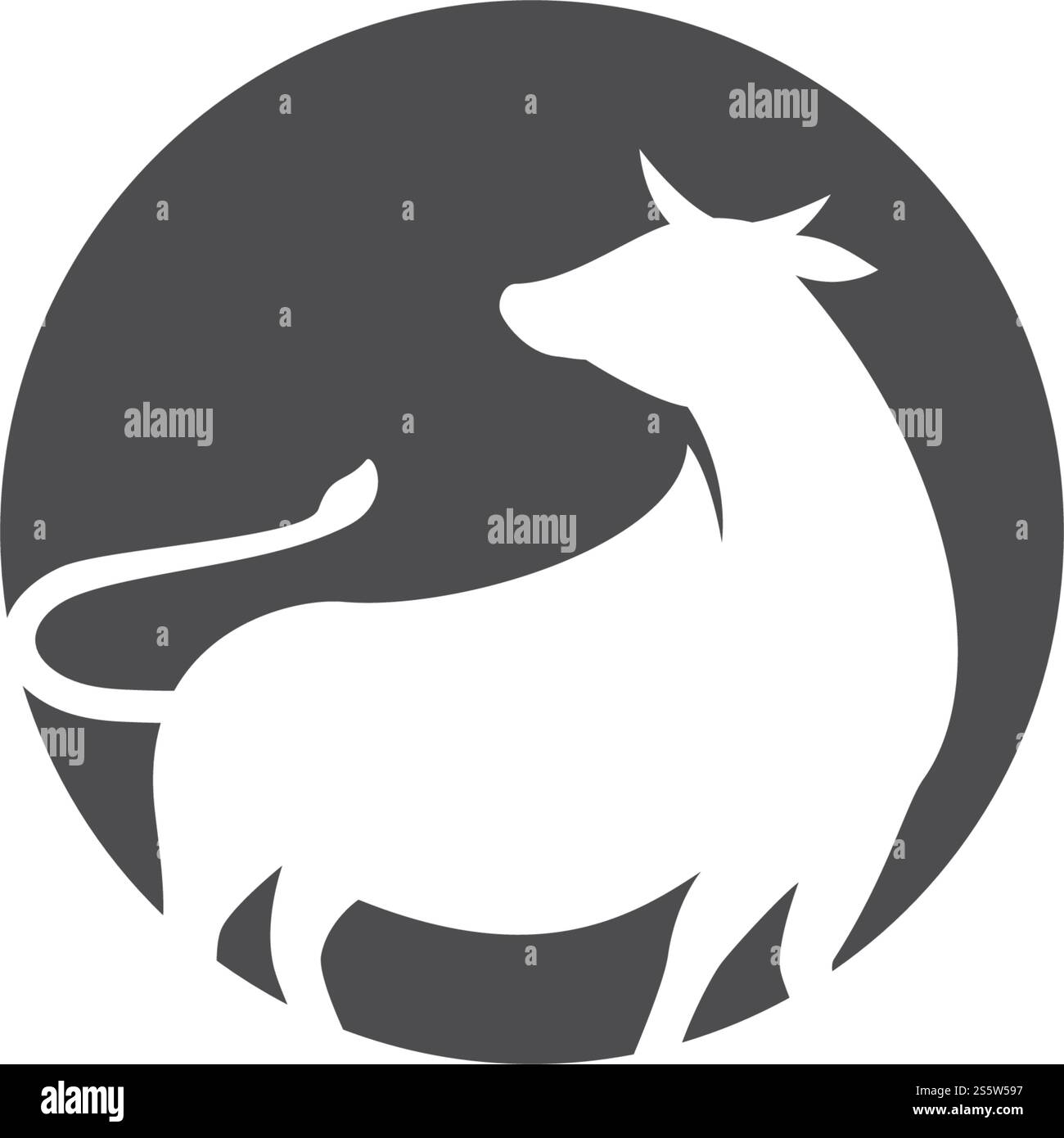 Cow logo vector template Stock Vector Image & Art - Alamy