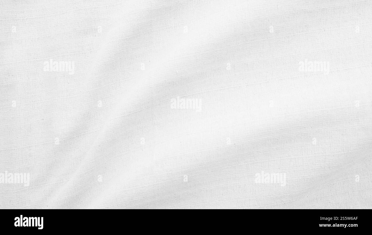 Organic Fabric cotton backdrop White linen canvas crumpled natural ...