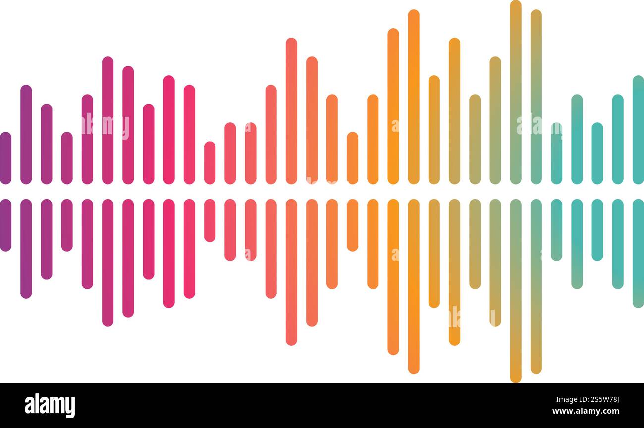 sound wave music logo vector template Stock Vector Image & Art - Alamy