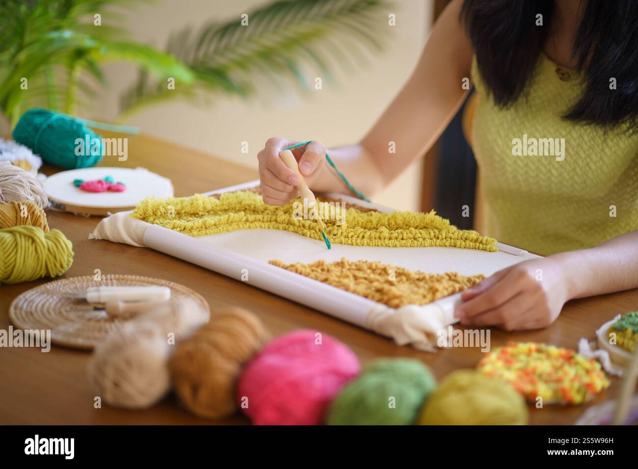 Punch needling hi-res stock photography and images - Alamy