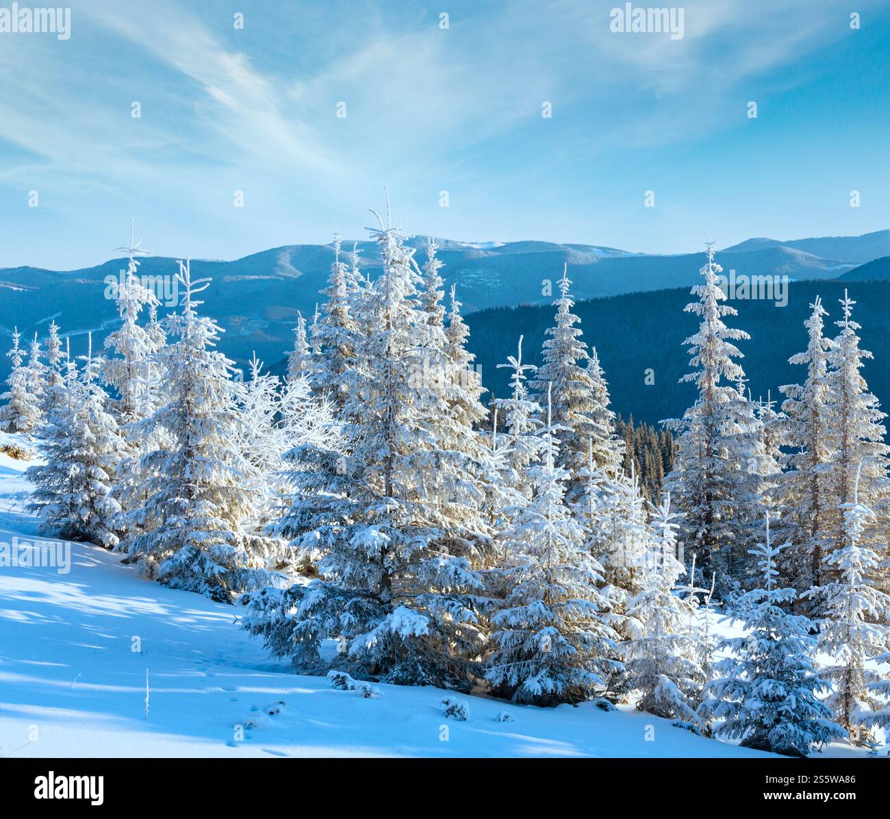 Beautiful snowy landscape winter hi-res stock photography and images ...