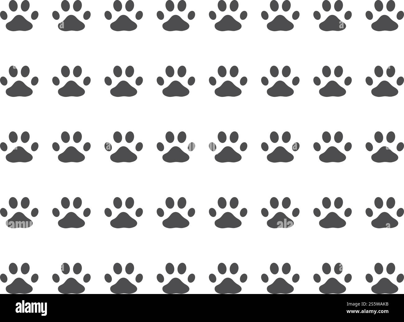 Paw background template vector Stock Vector Image & Art - Alamy