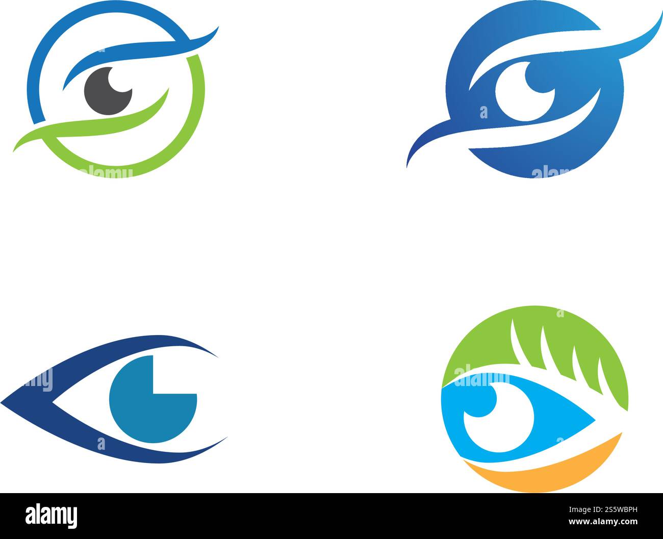 Eye illustration logo vector template Stock Vector Image & Art - Alamy
