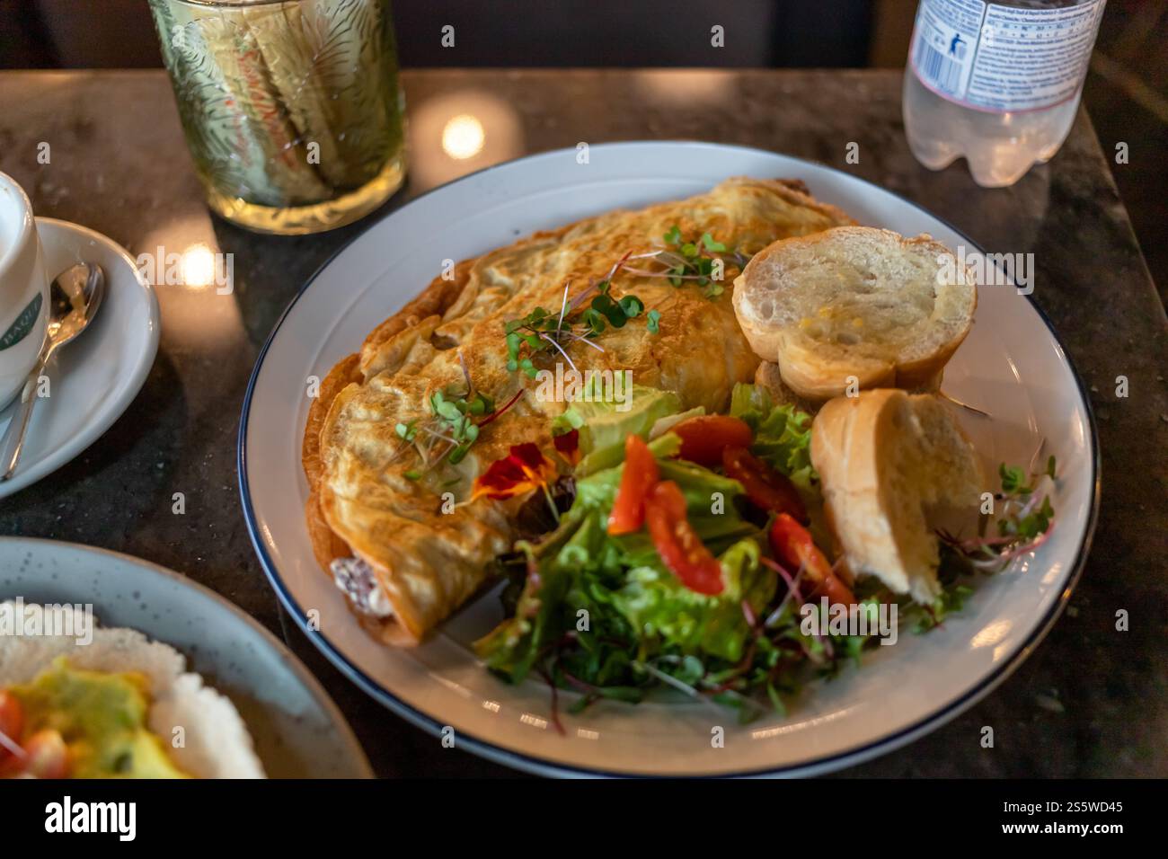 young girl in fine dining restaurant Stock Photo - Alamy