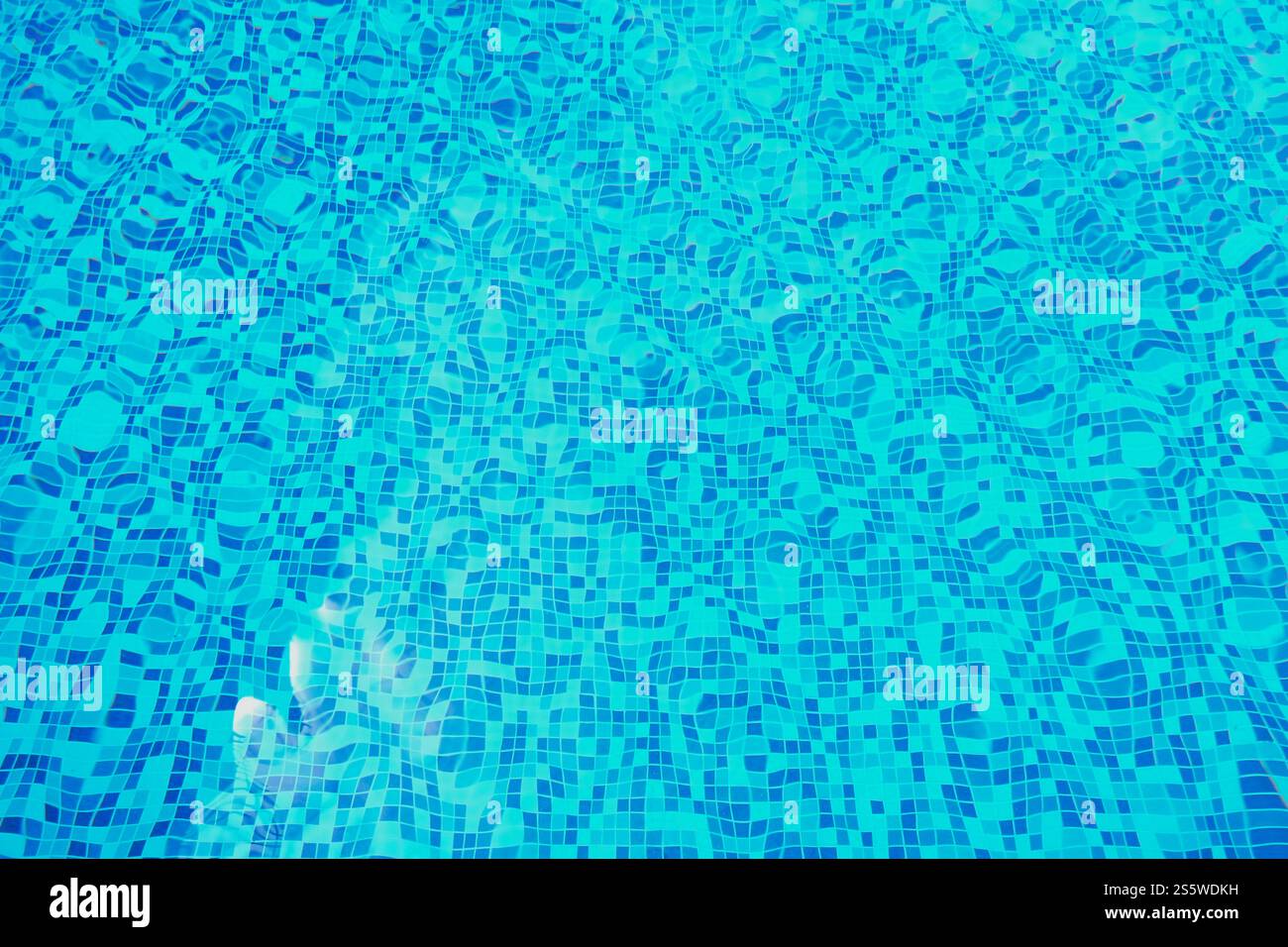 Abstract pool water. Swimming pool flow with waves background surface ...
