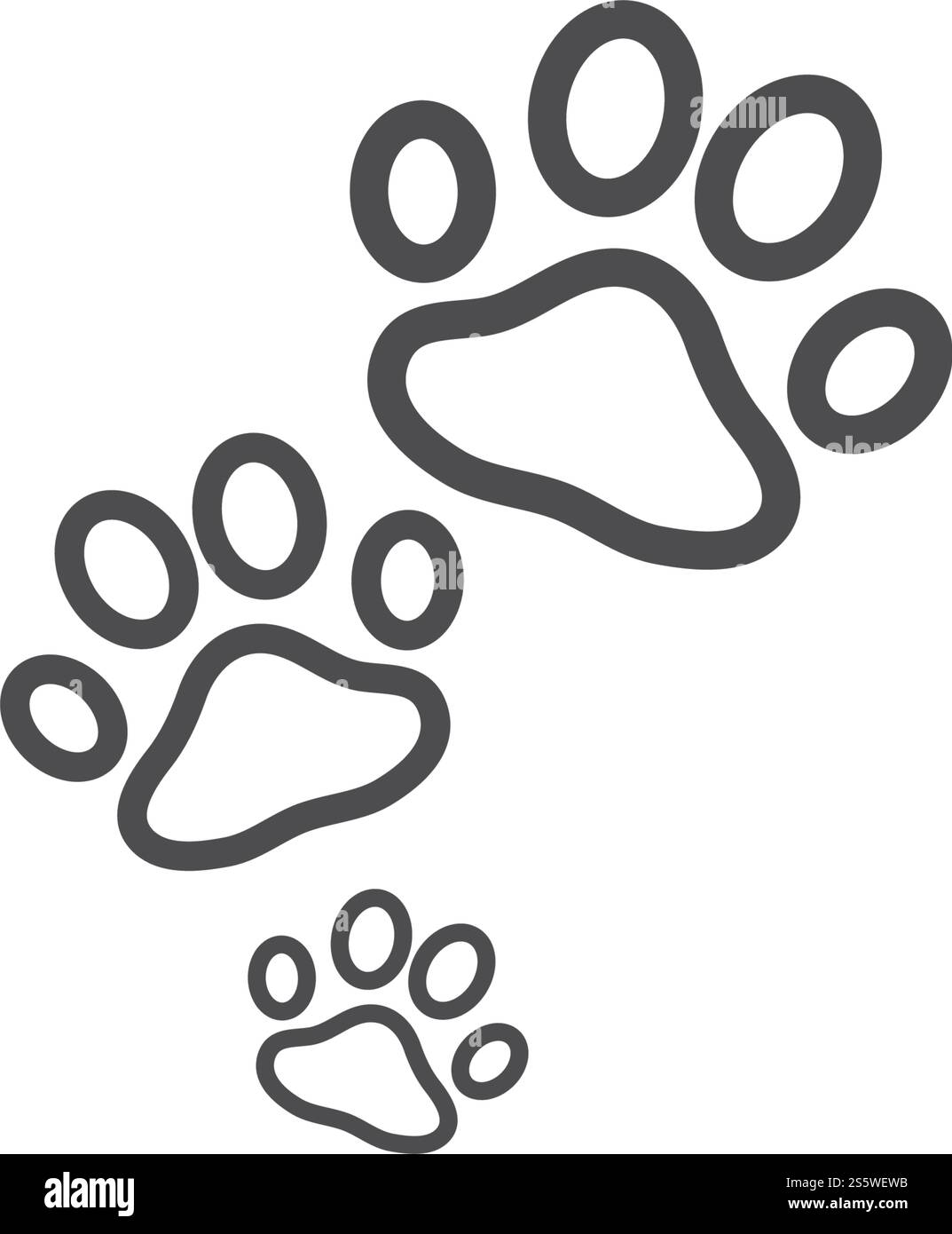 Paw logo vector template Stock Vector Image & Art - Alamy
