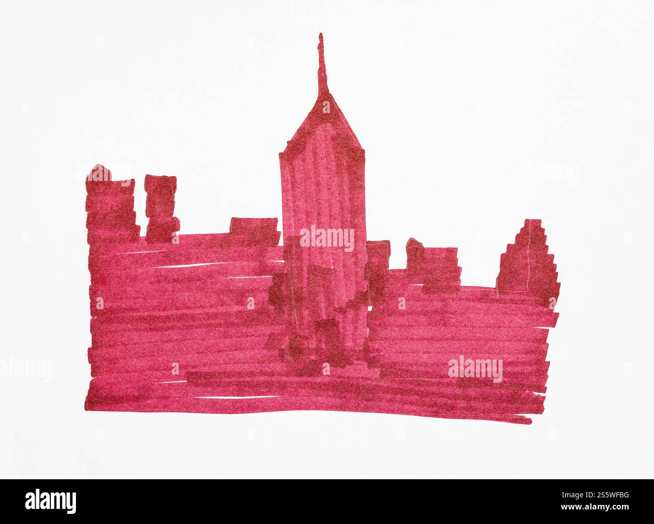 Marker technique Cut Out Stock Images & Pictures - Alamy