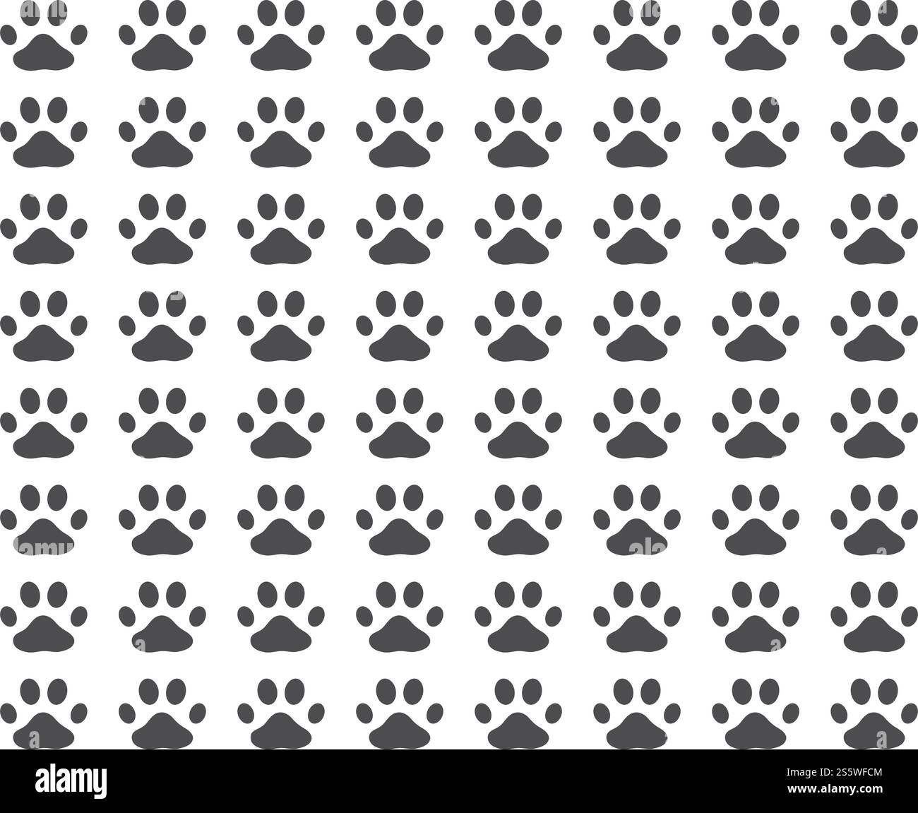 Paw background template vector Stock Vector Image & Art - Alamy
