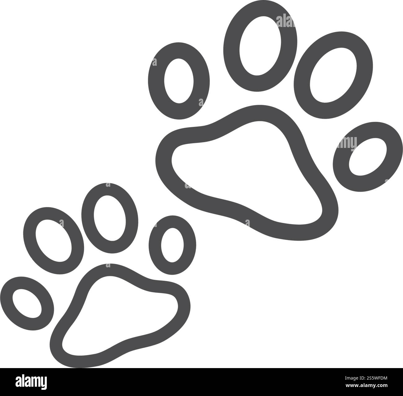 Paw logo vector template Stock Vector Image & Art - Alamy