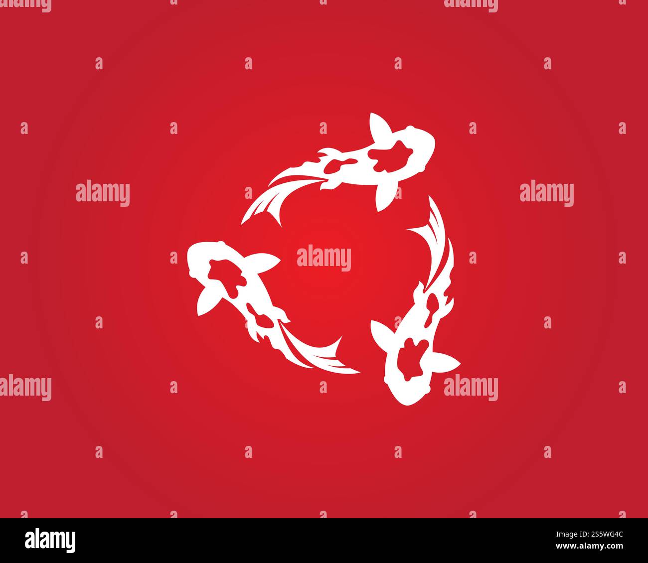 Koi fish logo vector template Stock Vector Image & Art - Alamy
