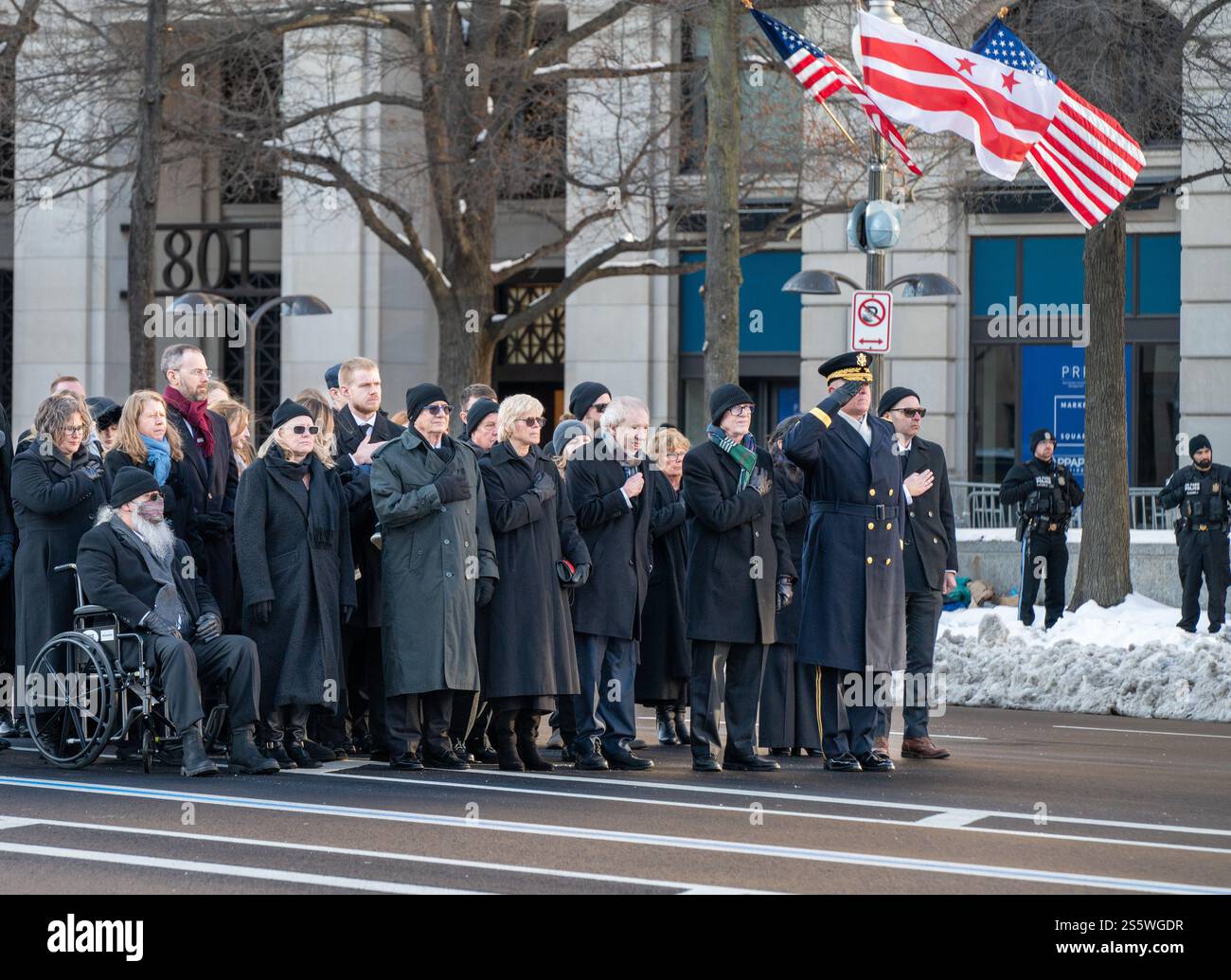 Many of President Jimmy Carter's family put their hands over their ...