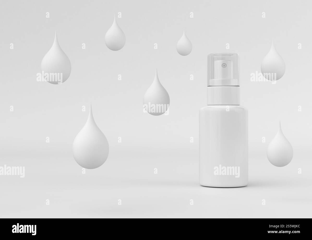 aerosol tube for medicine or cosmetics on white background Stock Photo ...