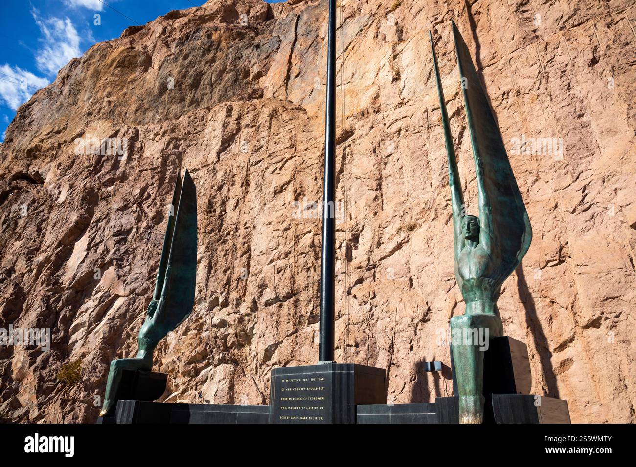 Angel Statues, Monument Plaza, Massive Winged Bronze Sculptures And ...