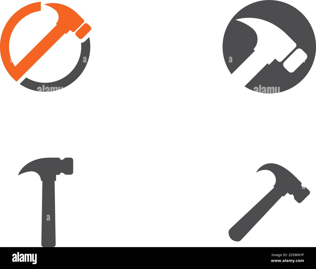 Hammer logo vector template Stock Vector Image & Art - Alamy