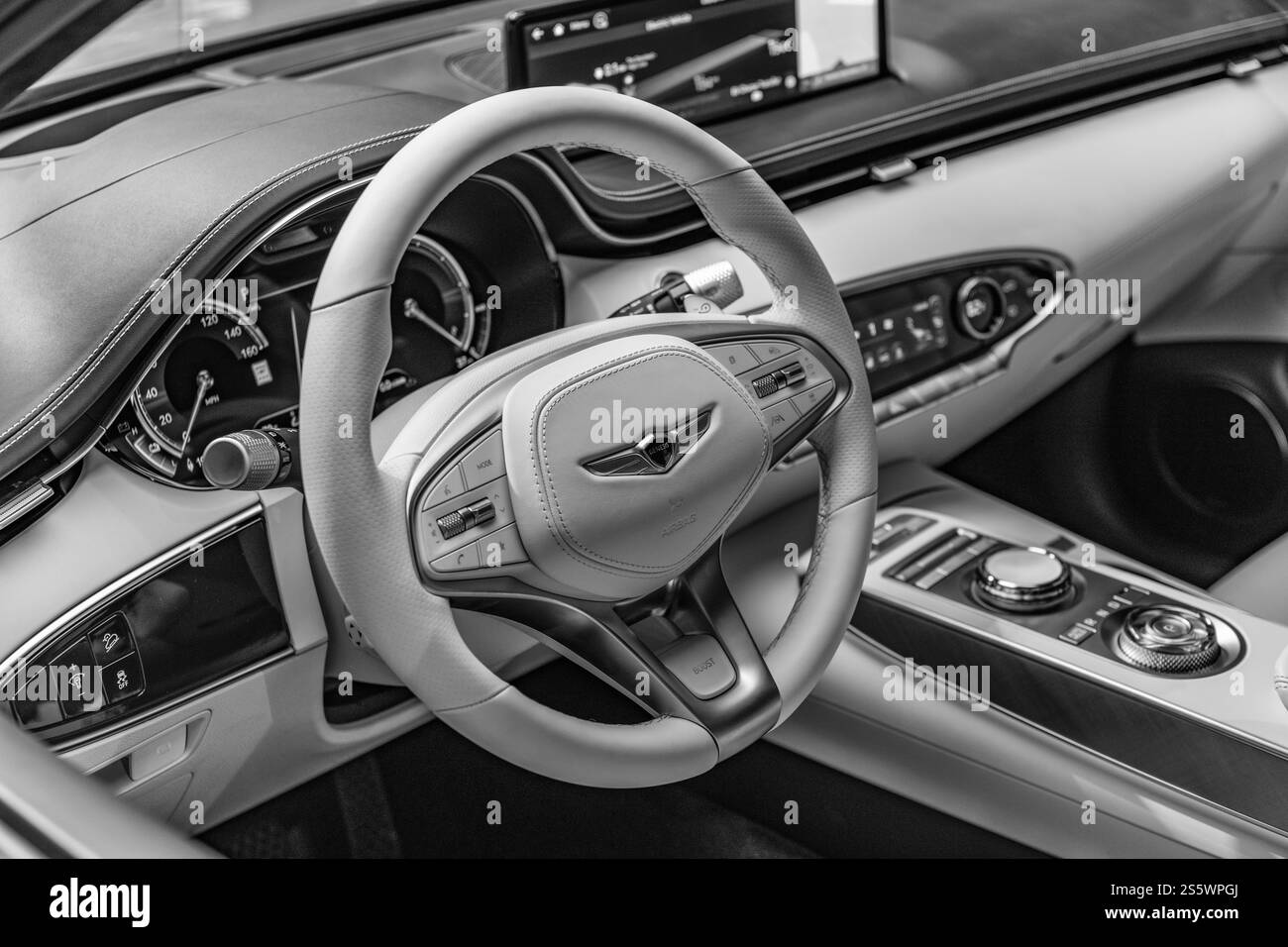 New York City, USA - August 05, 2023: Genesis Electrified GV70 SUV ...