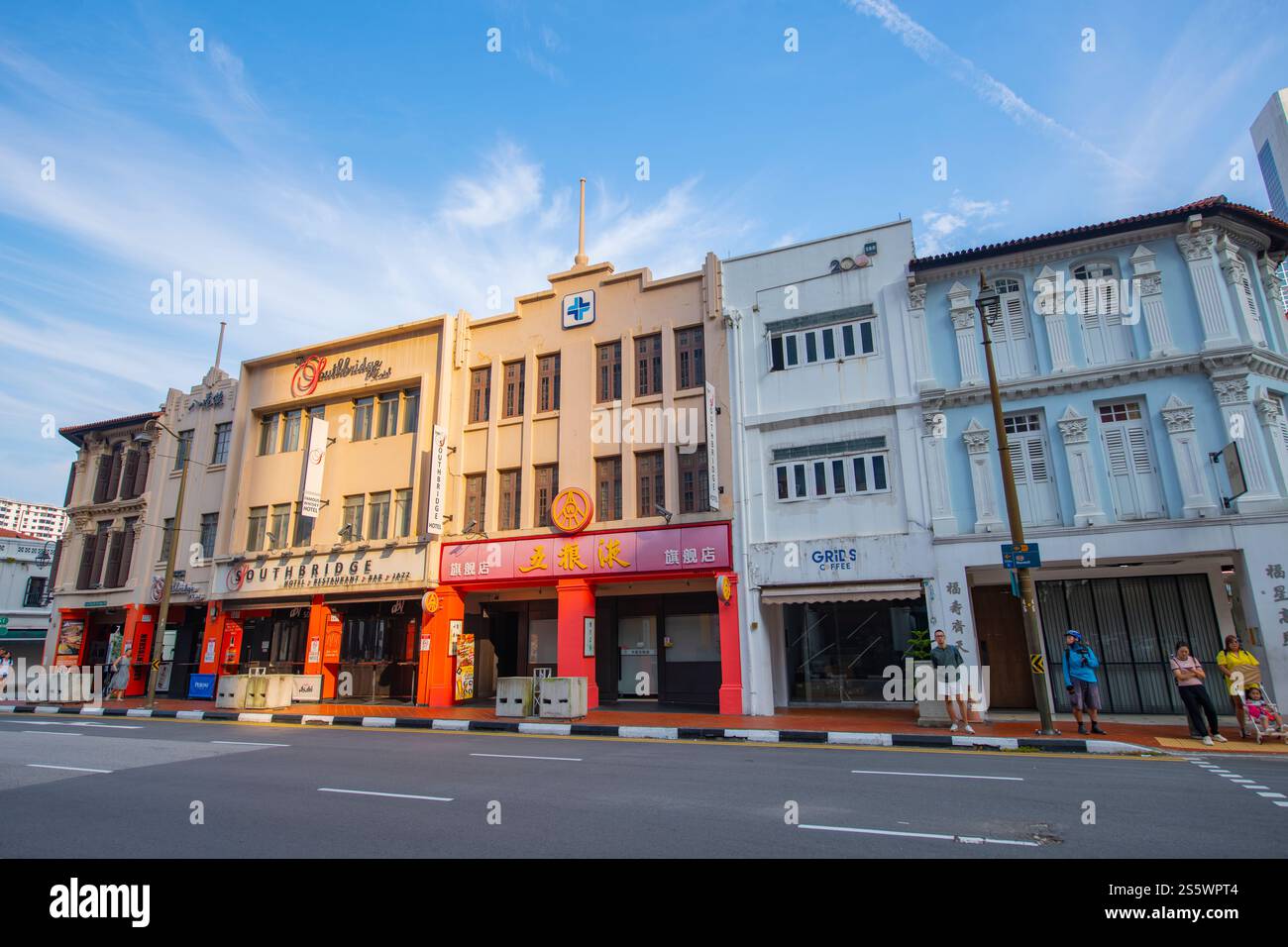 Chinatown historic commercial building on South Bridge Road at Upper ...