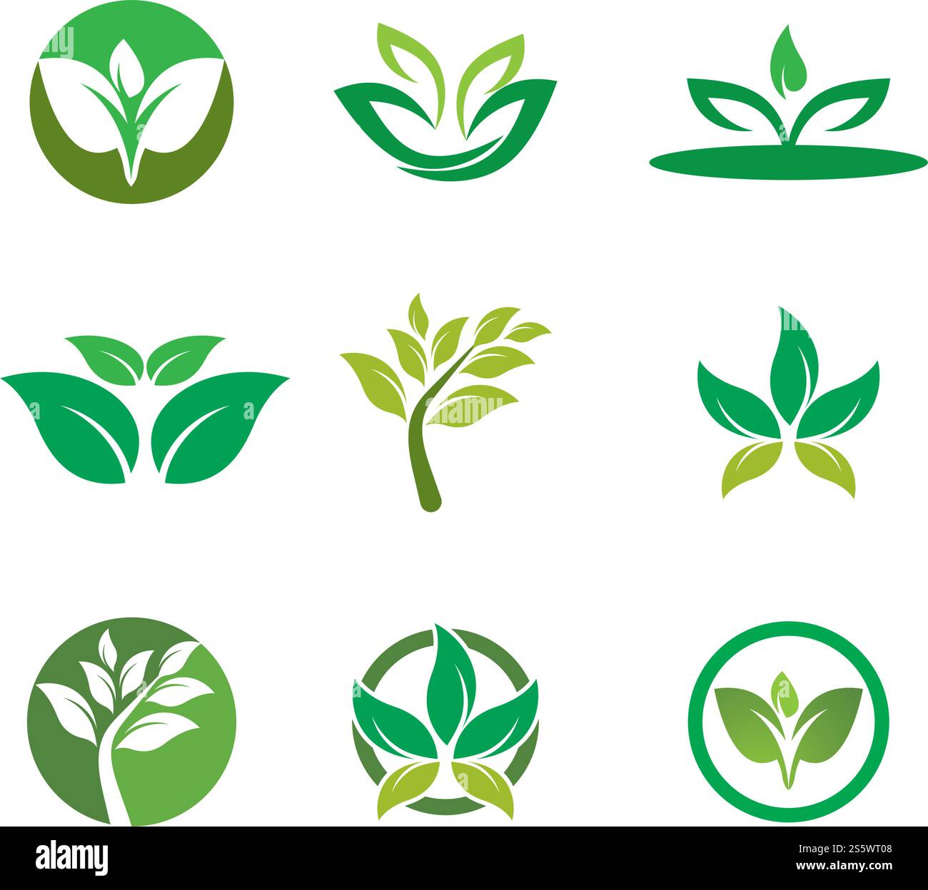 Green leaf logo ecology nature element vector Stock Vector Image & Art ...